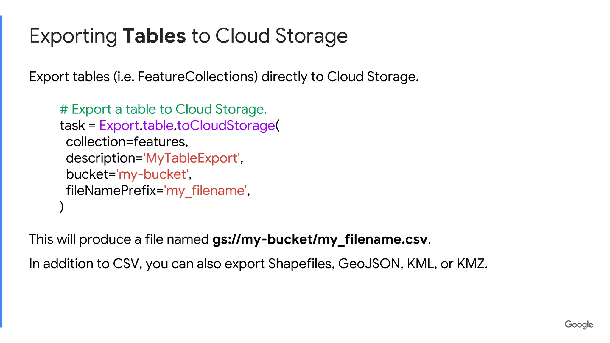 Earth Engine on Google Cloud Platform (GCP) | PDF