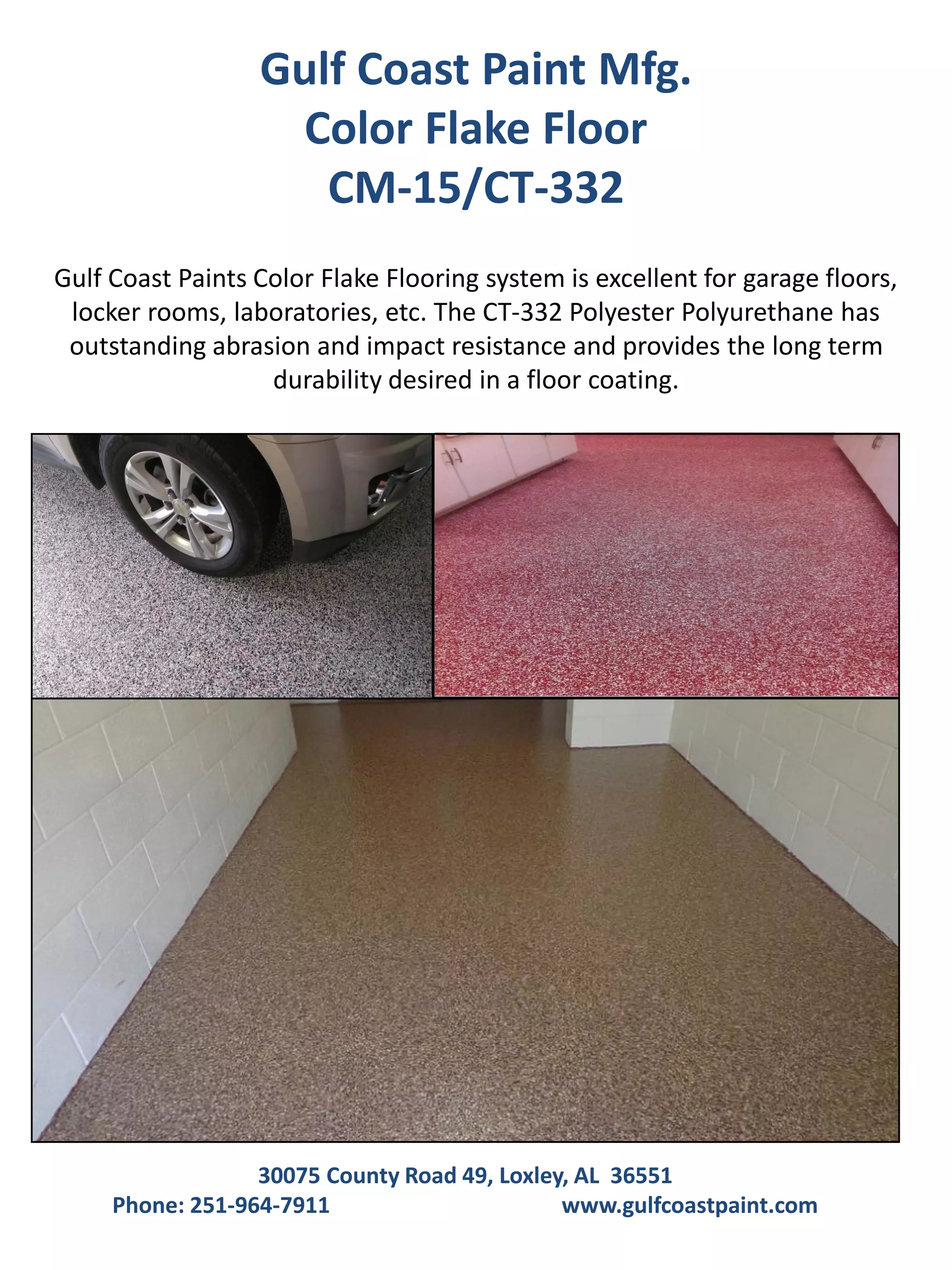 Gulf Coast Paint - Flake Floor Coatings | PDF | Science