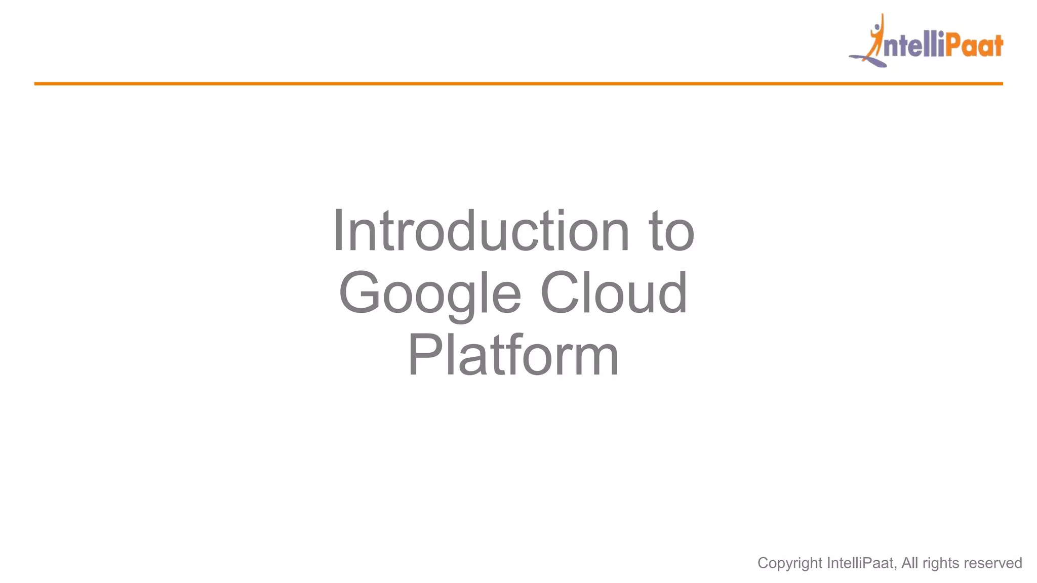 Google Cloud Platform Fundamentals : Core Infrastructure | PPTX