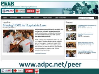 PEER Community Action for Disaster Response (CADRE) | PPTX