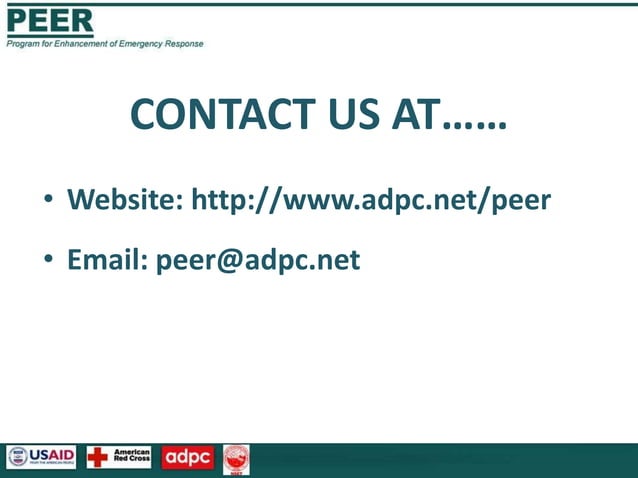 PEER Community Action for Disaster Response (CADRE) | PPTX | First Aid ...