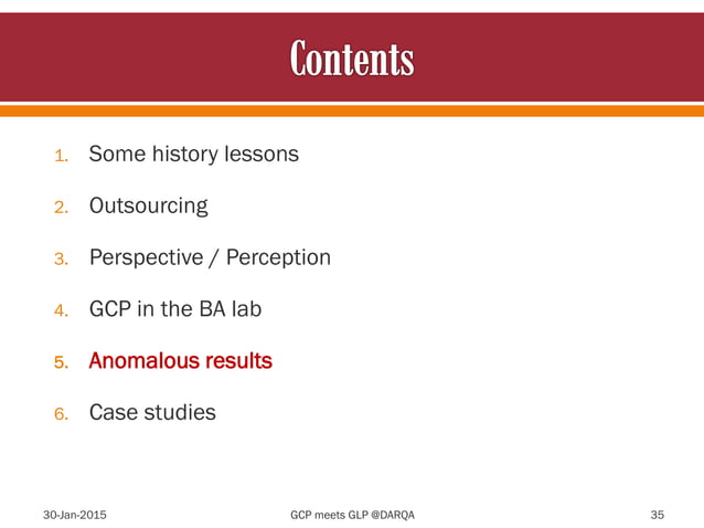 GCP meets GLP- The sponsor perspective | PPT