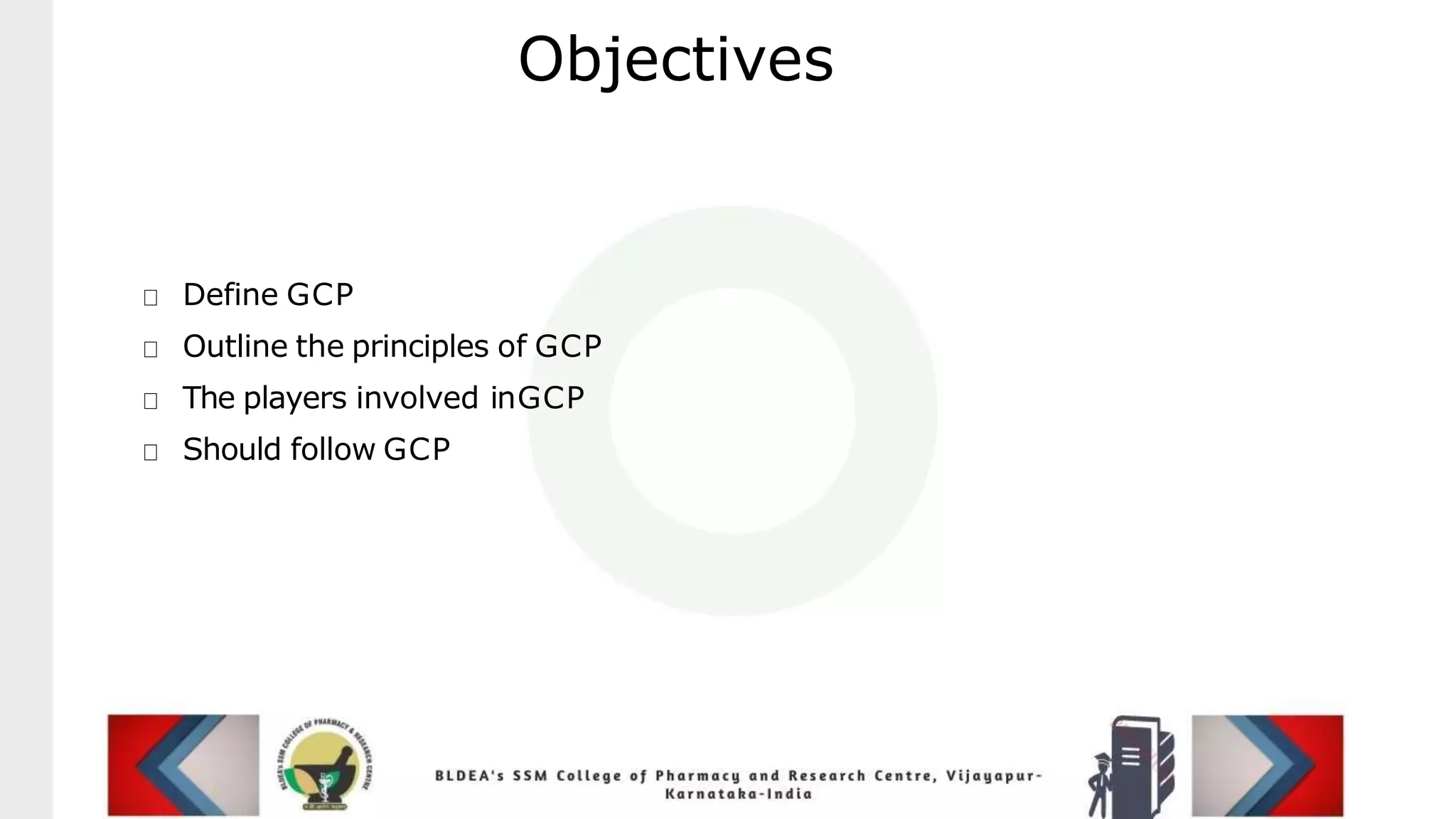 GCP guidelines | PPTX