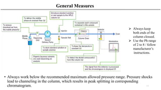 Good chromatography practices - requisites and guidelines | PPTX