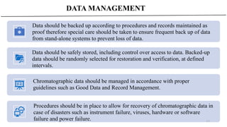 Good chromatography practices - requisites and guidelines | PPTX