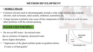 Good chromatography practices - requisites and guidelines | PPTX