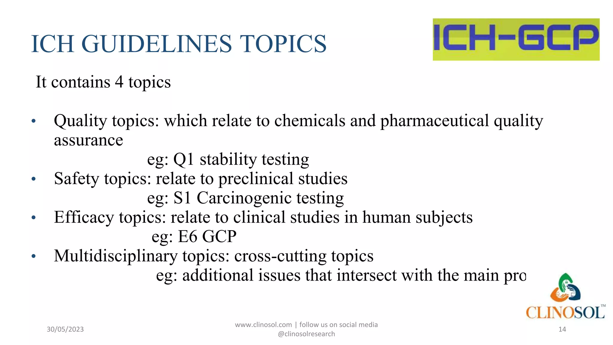 Introduction to Good Clinical Practice (GCP) Guidelines: Ensuring ...