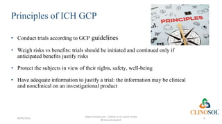 Introduction to Good Clinical Practice (GCP) Guidelines: Ensuring ...