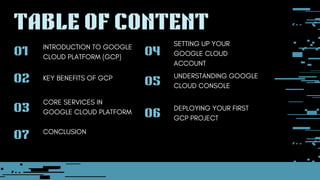 Getting Started with Google Cloud Platform: A Beginner’s Guide | PPT