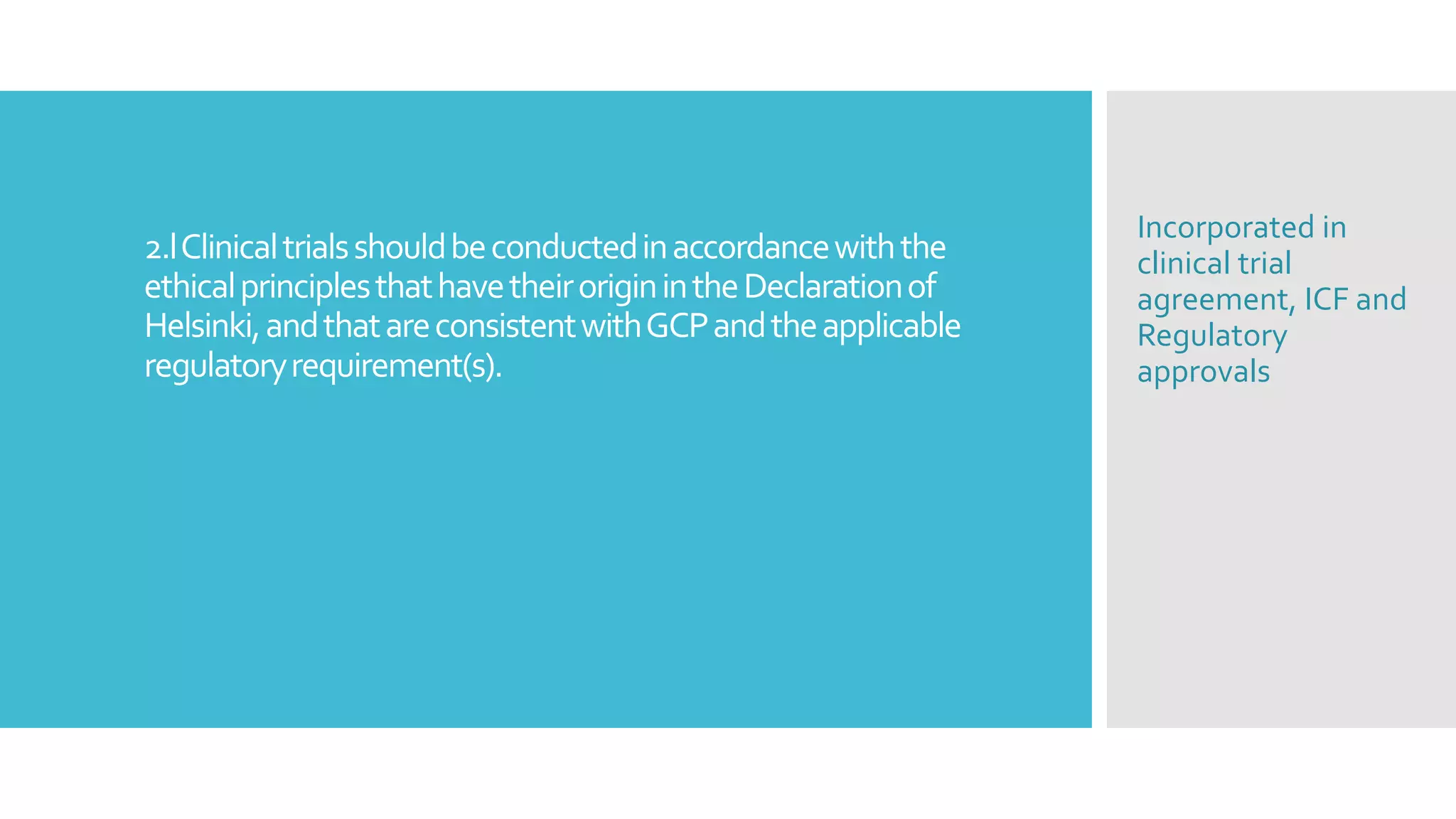 Gcp principles and their applications | PPT