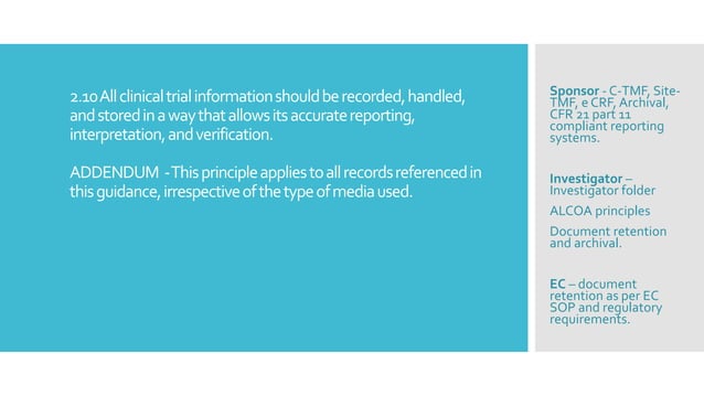 Gcp principles and their applications | PPT