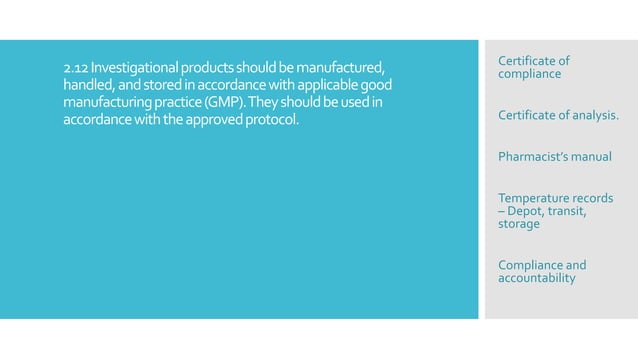 Gcp principles and their applications | PPT