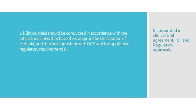 Gcp principles and their applications | PPT