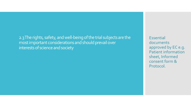 Gcp principles and their applications | PPT