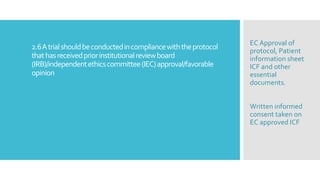 Gcp principles and their applications | PPT