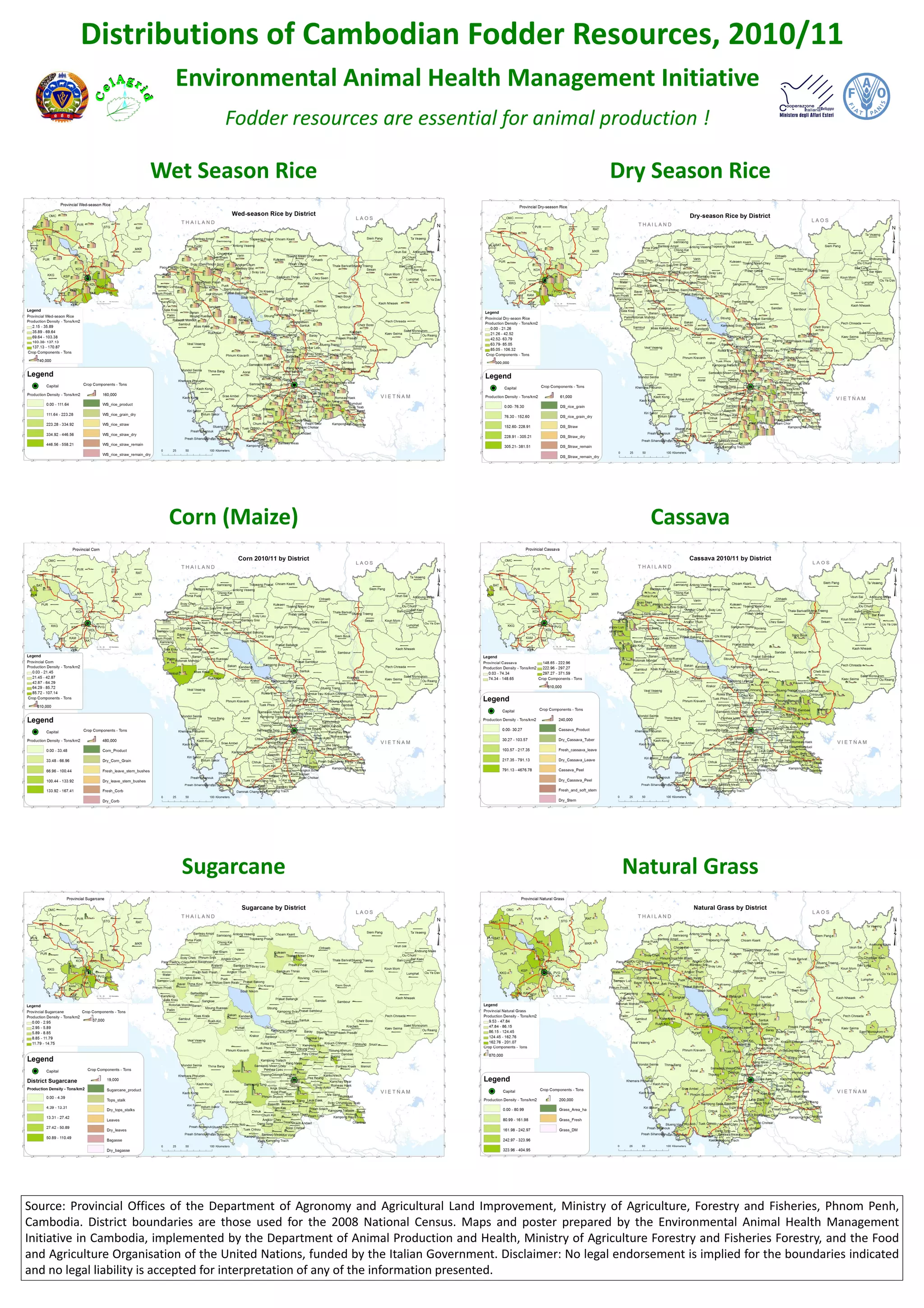 Distribution of Cambodian fodder resources poster 2010/11 | PDF