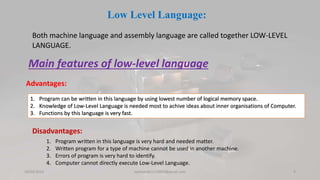 Presentation on C-language | PPT