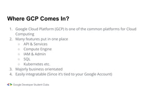 [Tech Talk 2.0] Google Cloud Platform | PPT