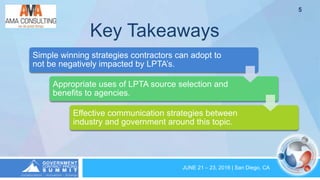 How Low Can You Go: The Era of Lowest Price Technically Acceptable | PPT