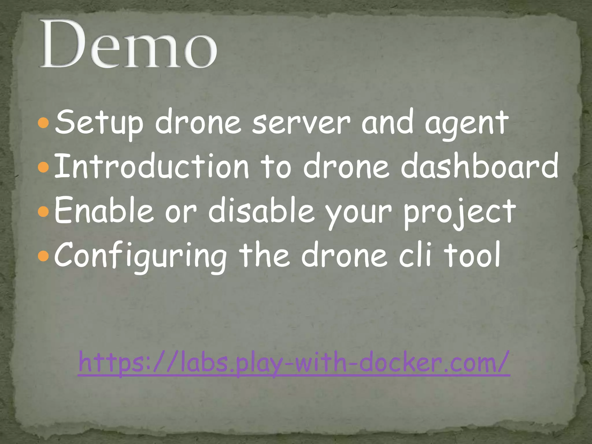 drone continuous Integration | PPTX | Programming Languages | Computing