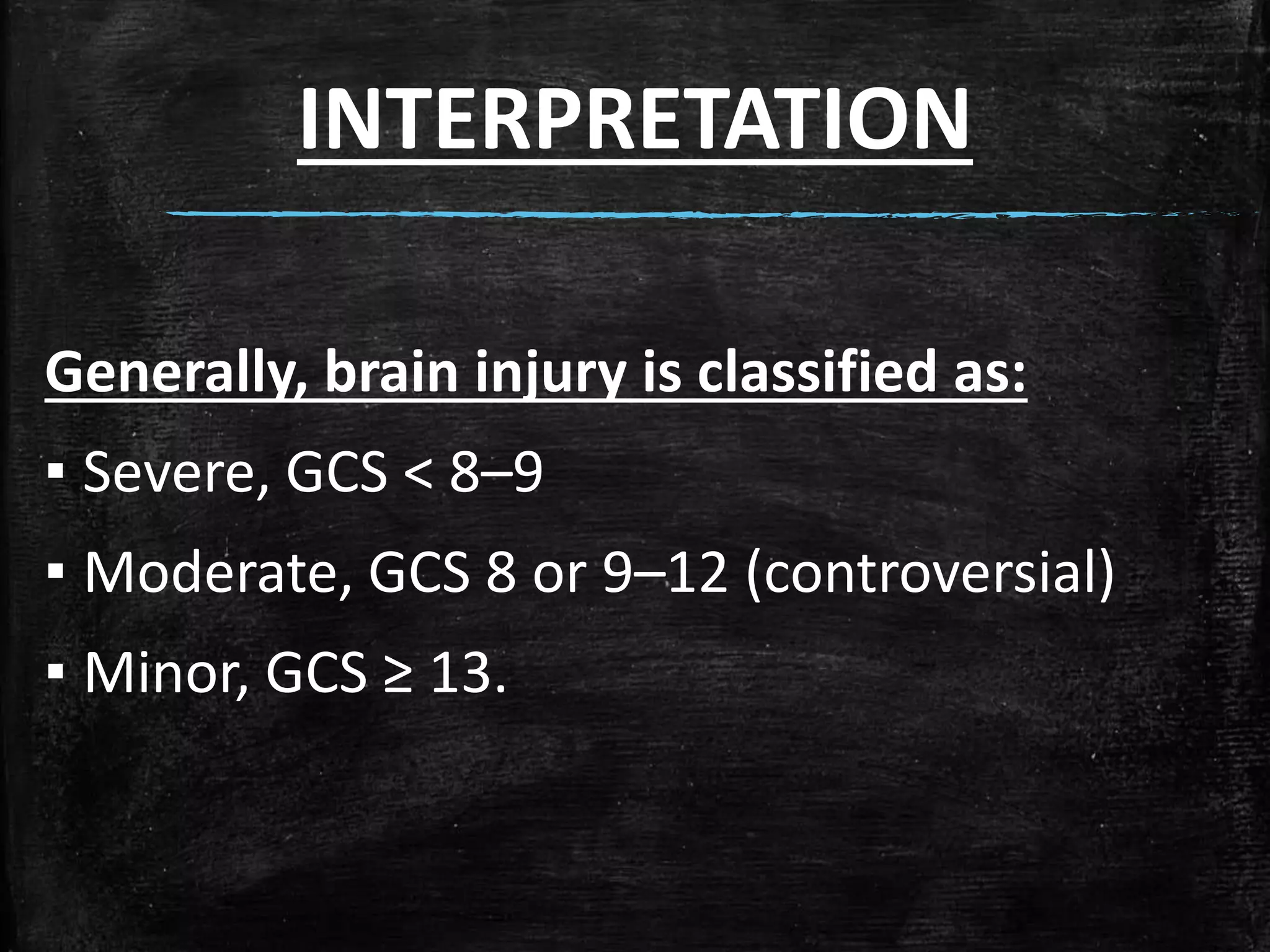 Gcs( GLASGOW COMA SCALE) | PPTX