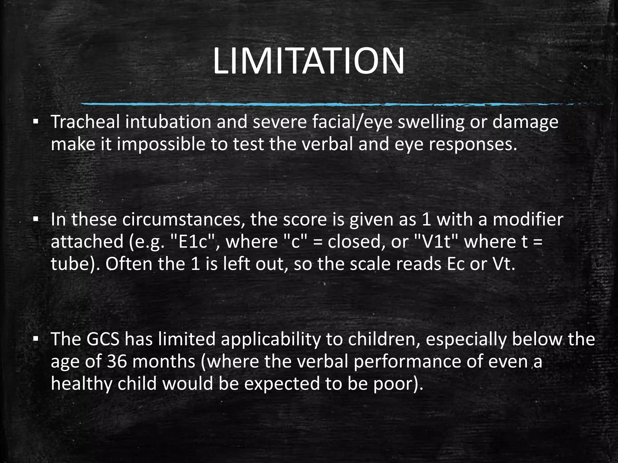 Gcs( GLASGOW COMA SCALE) | PPTX