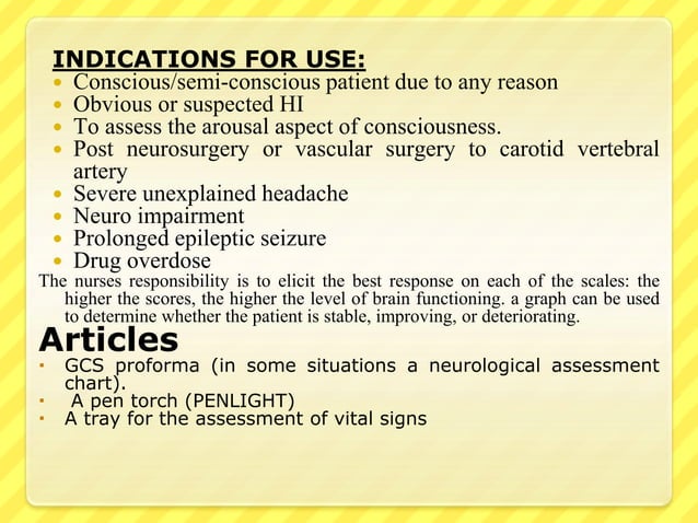 gcs(Glasgow Coma Scale) ppt to understand.pptx | First Aid | Injuries