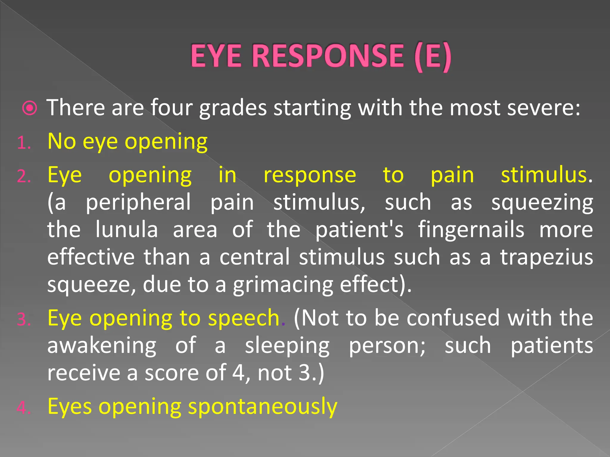 GCS Glasgow coma scale in neurological system | PDF