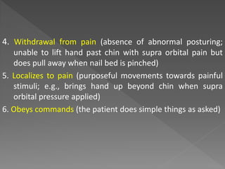 GCS Glasgow coma scale in neurological system | PDF