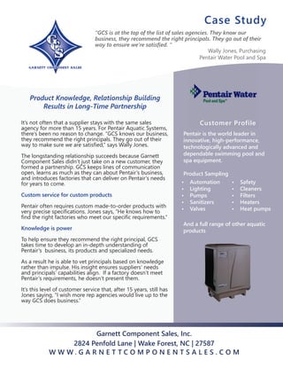 GCS 2016 line card | PDF