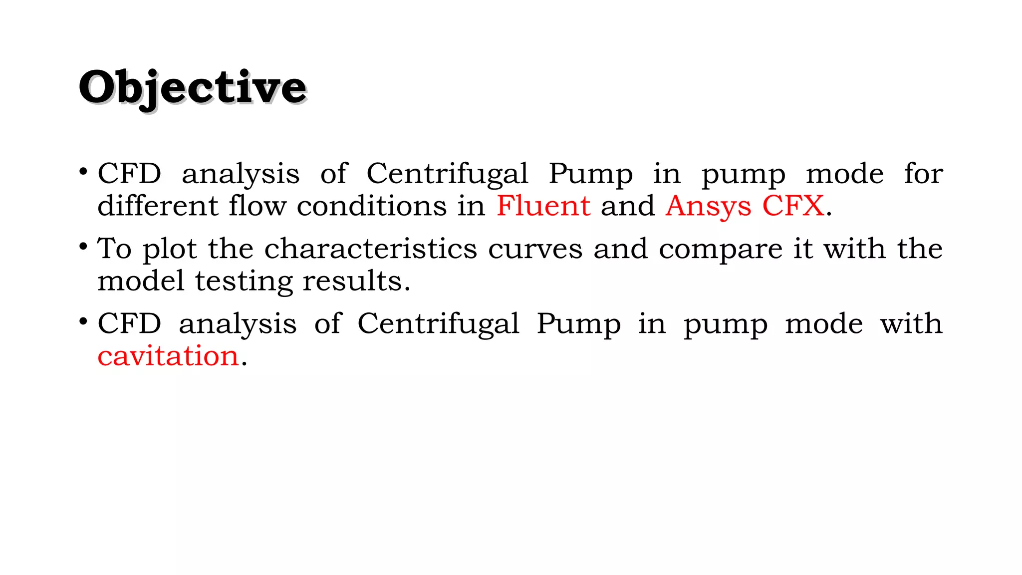 Cfd Analysis Of Centrifugal Pump Ppt