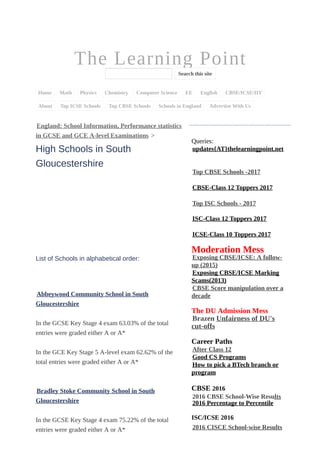 Gcse 5 - GCSE/GCE Examinations | PDF