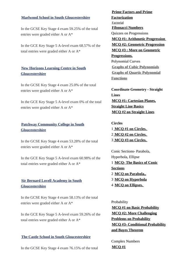 Gcse 5 - GCSE/GCE Examinations | PDF
