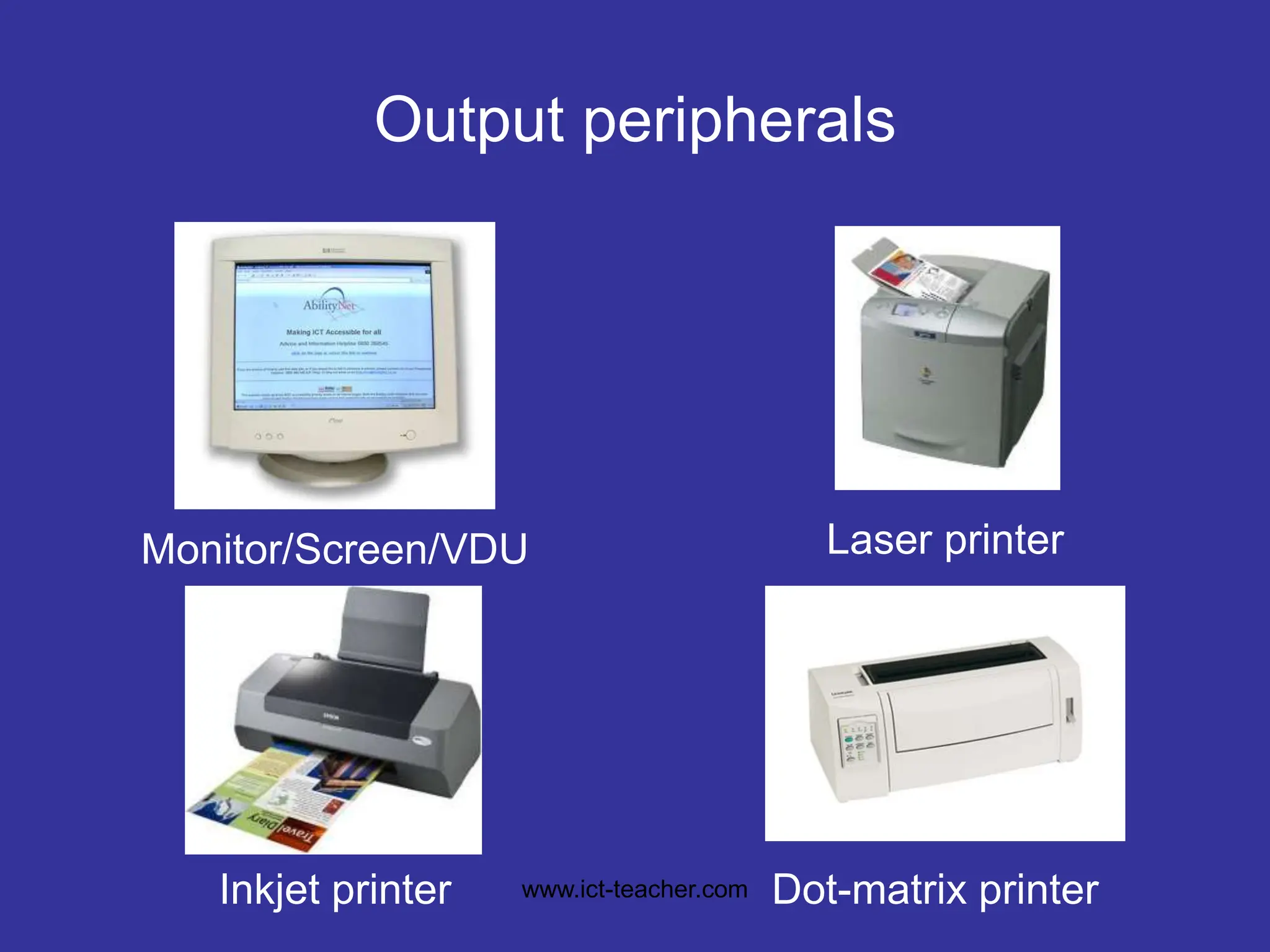 GCSE Hardware components ICT Advanced level | PPT