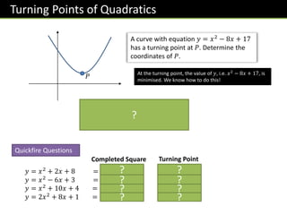 GCSE-CompletingTheSquare.pptx