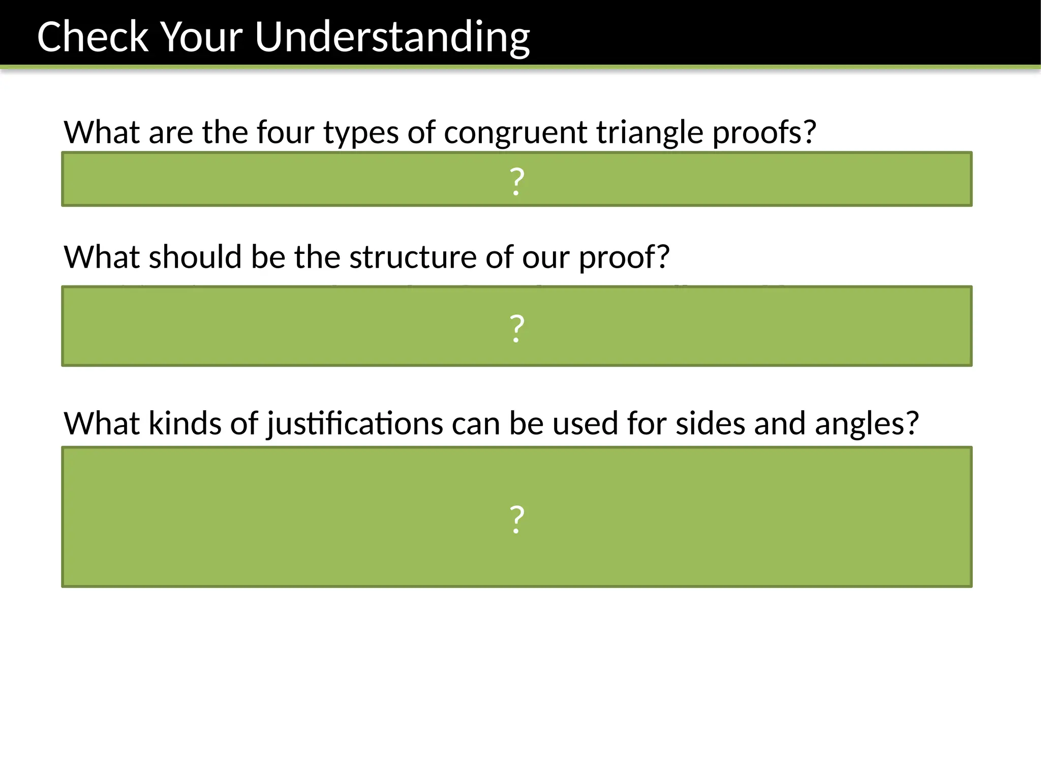 GCSE and IGCSE Congruent Triangles powerpoint | PPTX