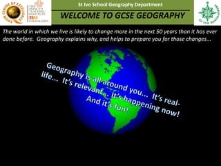 GCSE Geography | PPTX