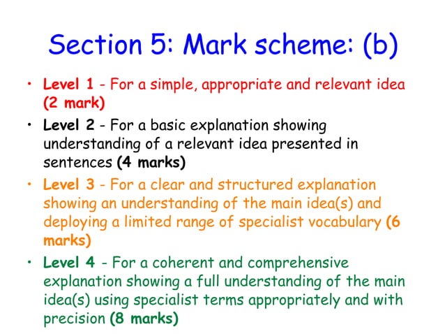GCSE Grade Descriptors | PPT
