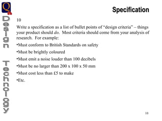 GCSE Graphic Products Portfolio Guidelines | PPT