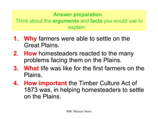 GCSE HISTORY American West Revision | PPT