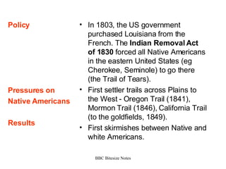 GCSE HISTORY American West Revision | PPT