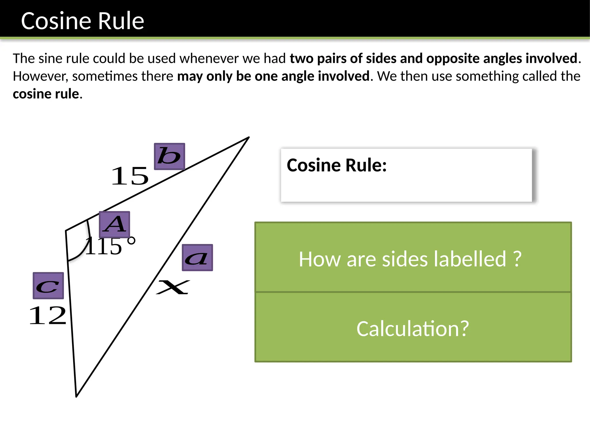 Non right angle triangles rules in trig. | PPTX