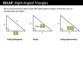 Non right angle triangles rules in trig. | PPTX