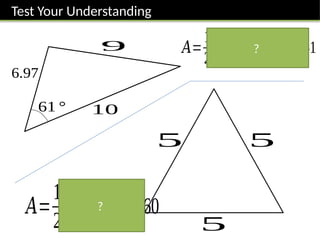 Non right angle triangles rules in trig. | PPTX