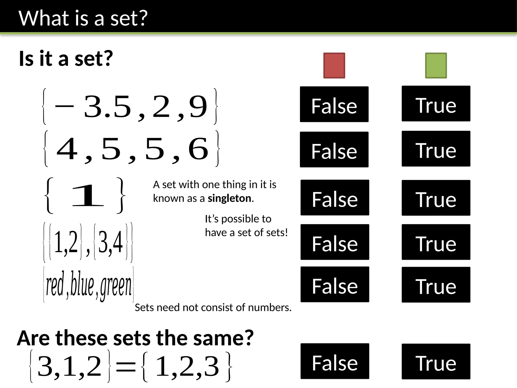 GCSE and IGCSE powerpoint on Sets and set theory | PPTX