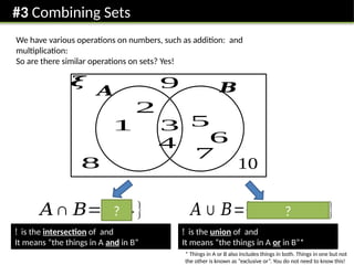 GCSE and IGCSE powerpoint on Sets and set theory | PPTX
