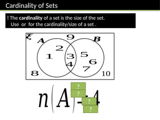 GCSE and IGCSE powerpoint on Sets and set theory | PPTX