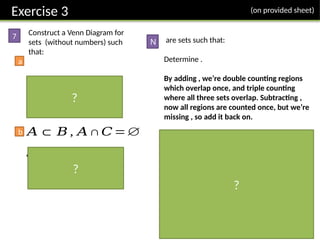 GCSE and IGCSE powerpoint on Sets and set theory | PPTX