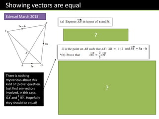 GCSE-Vectors.pptx notes for both foundation tier and higher tier | PPTX