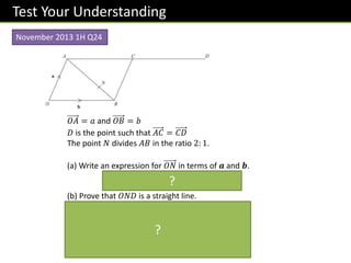 GCSE-Vectors.pptx notes for both foundation tier and higher tier | PPTX